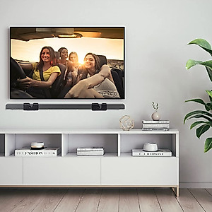 Tendodo 1 Pair of Soundbar Wall Mounting Bracket AH96-03064A for Samsung HWJ470 HW-J470 HW-J470/ZA HW-J470/ZP HW-J355 HWJ650 HW-J650 HW-J650/ZA HWJ651 HW-J651 HW-J651/ZA Soundar