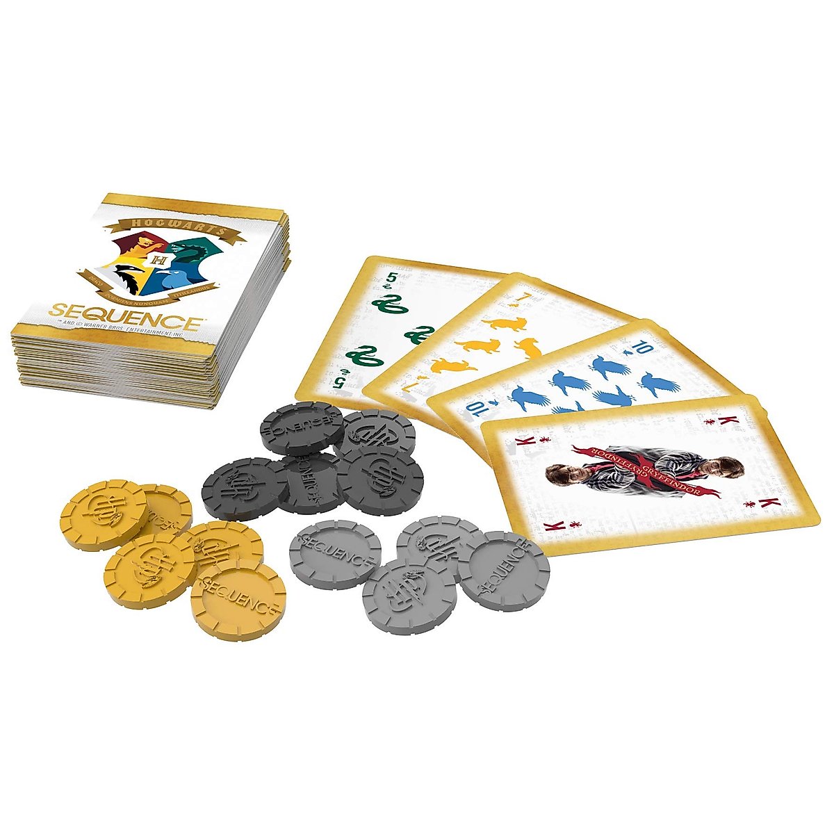 Harry Potter Sequence Board Game - Five-in-A-Row Fun for Everyone - Featuring Witches and Wizards from Harry Potter by Goliath