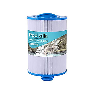 Poolzilla Replacement for Spa Filter PWW50P3(1 1/2" Coarse Thread), Unicel 6CH-940, 817-0050, Filbur FC-0359, 25252, 03FIL1400, Waterway Front Access Skimmer, Screw in SAE Thread Filter- 2 Pack