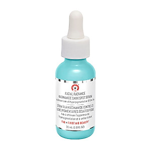 First Aid Beauty Facial Radiance Niacinamide Dark Spot Serum – Evens Skin Tone + Diminishes Dark Spots – Non-Irritating Hyperpigmentation Treatment – 1.0 fl oz