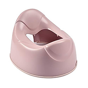 BÉABA - Baby's Training Potty - Ergonomic Baby Potty - Non-Slip - Hygienic - Easy Care - Handgrips on The seat - Made in France - Pink