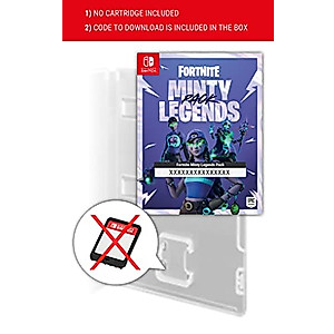 Epic Games, Fortnite Minty Legends Pack - (Nintendo Switch) (NO PHYSICAL GAME or CARTRIDGE INCLUDED IN BOX)(ONLY INCLUDES DOWNLOAD CODE IN BOX)
