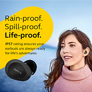 Jabra Elite 10 True Wireless Bluetooth Earbuds – Advanced Active Noise Cancelling with Dolby Atmos Surround Sound, All-Day Comfort, Multipoint, Crystal-clear calls – Gloss Black