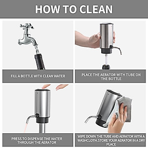 CIRCLE JOY Electric Wine Opener Set 4-in-1 Wine Set with Rechargeable Wine Opener, Rechargeable Wine Aerator Pourer, Foil Cutter and Vacuum Wine Stopper, Gift Set for Wine Lovers, Silver