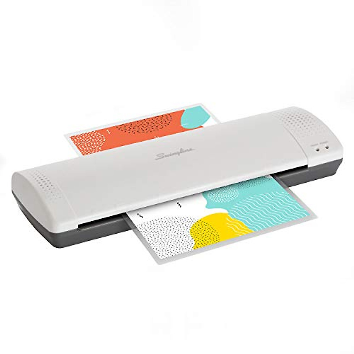 Swingline Laminator, Thermal, Inspire Plus Lamination Machine, 12 inches Max Width, Quick Warm-up, Includes Laminating Pouches, White / Gray (1701867)