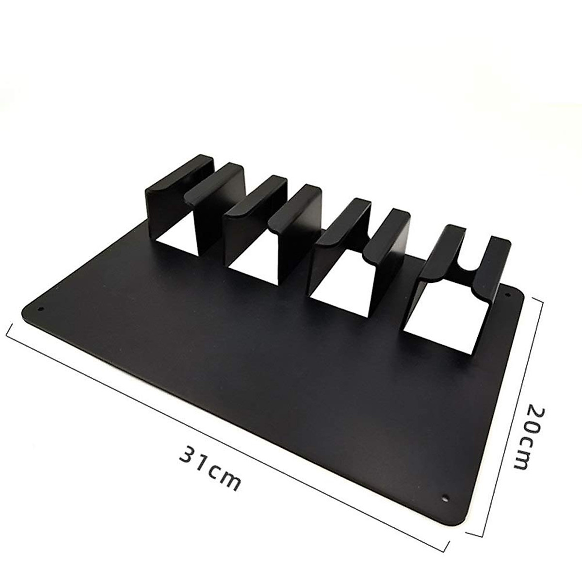 Minkissy Hair Clipper Holder Organizer Wall Mounted Hair Brush Comb Hairdressing Tool Storage Rack Shelf Container for Home Shop 31X20X6cm