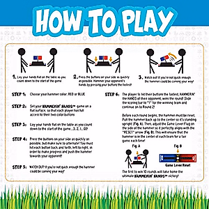 Franklin Hammerin' Hands Game - 2-Player Competition - Kids Interactive Game - Fun Competitive Game for Girls and Boys of Ages 3+