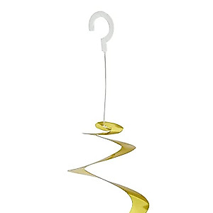 BLUE PANDA 30 Pack Hanging Happy Birthday Swirl Decorations, Party Streamers for Ceiling (35-38 in)