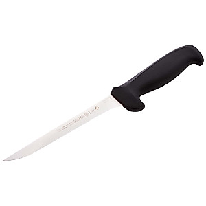 Mundial 6-Inch Narrow Stiff Boning Knife, Black
