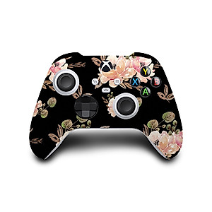 Head Case Designs Officially Licensed Anis Illustration Vintage Black Art Mix Matte Vinyl Sticker Gaming Skin Case Cover Compatible with Xbox Series X Console and Controller Bundle