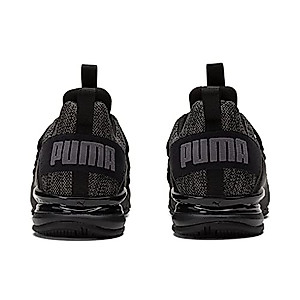 PUMA Men's AXELION MULTI Cross Training Sneaker, Puma Black-CASTLEROCK, 10.5