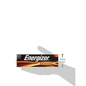 Energizer Industrial AA Alkaline Batteries, 24 Count (Pack of 6)