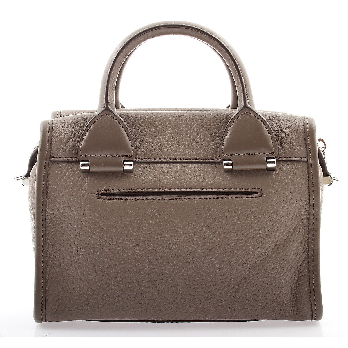 Michael Kors Geneva Large Leather Satchel, 30F6STXS1L (Cinder)