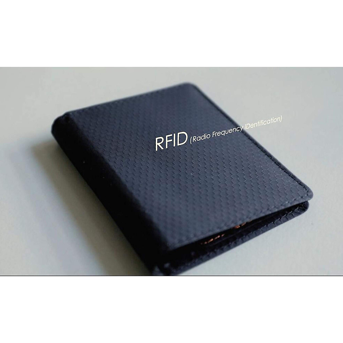 LC Prime Minimal Slim Pen Wallet l A Thinnest PenWallet For Daily Use (Pen is Not Included) (Blue mix Black (Pen is NOT Included))