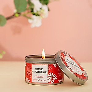 3 Pack Candles, Candles for Home Scented, 6.2 Oz Scented Candles, 100H Long Lasting Soy Candles, Candles Gifts for Women, Lavender | Orange Blossom | Mahogany Teakwood Scent