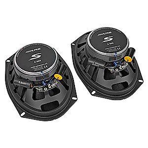 (2) Alpine S-S69 6x9 260w 2-Way Car Speakers+(2) S-S65 6.5" 240w Speakers