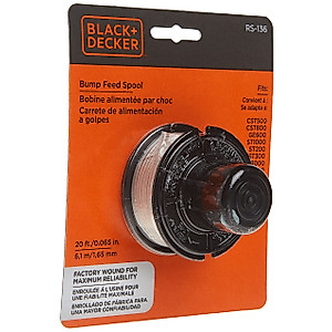 BLACK+DECKER Trimmer Line, 20-Foot, 0.065-Inch (RS136)