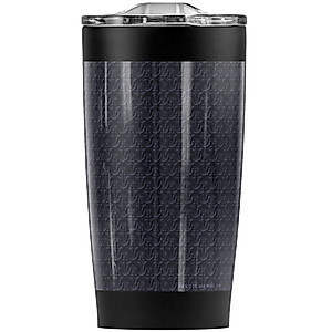 Justice League Movie Superman Logo Stainless Steel Tumbler 20 oz Coffee Travel Mug/Cup, Vacuum Insulated & Double Wall with Leakproof Sliding Lid