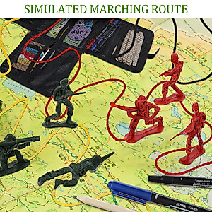 Eaasty Terrain Model Kit Army Platoon Land Navigation Kit Military Terrain Model Briefing Kit for Ranger School Squad Platoon Squad Leader Platoon SGT, Platoon Leader, or OCS SUT ROTC