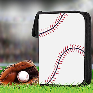 POKONBOY Baseball Card Binder Sleeves for Trading Cards, Baseball Card Sleeves Card Holder Protectors Set for Football Cards and Sports Cards (Holds Up to 400)