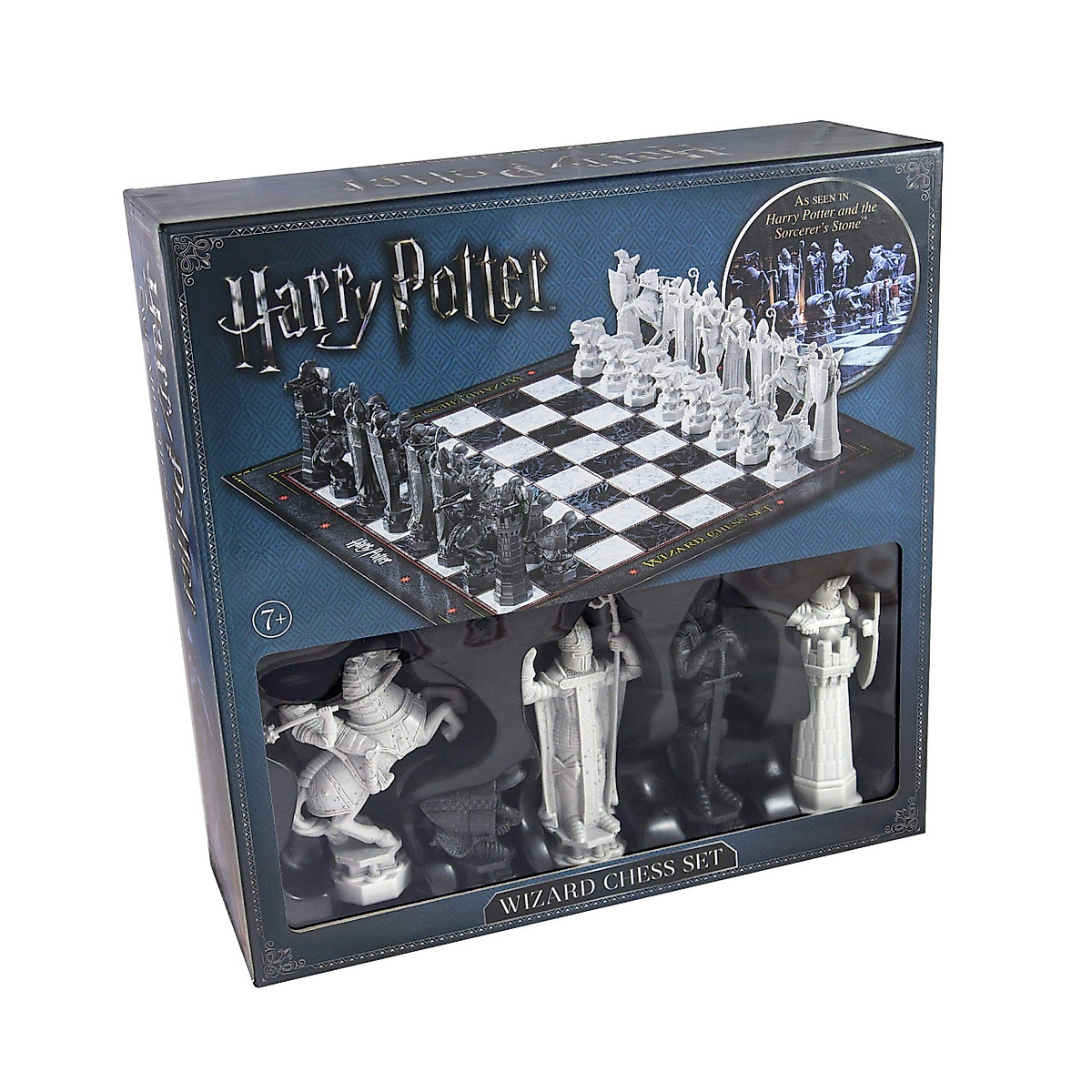 The Noble Collection Harry Potter Wizard Chess Set - 32 Detailed Playing Pieces - Officially Licensed Harry Potter Film Set Movie Props Toys Gifts