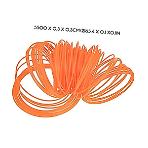 Yardwe 4pcs for Xcm Cutter Spool Supplies Professional Steel Trailer Wire Cutters Cordless Round Landscape Mower Grass Mowers Accessory Orange Rope Accessories Trimmer Brush Replacement