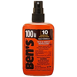 Tender Ben's 0006-7081 100% DEET Mosquito, Tick and Insect Repellent, 3.4 Ounce Pump