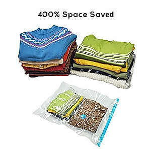 Quantity Space Saver Storage Dual Double Zipper Extra Tight Seal Bags for Travel, Suitcase, Moving, and Household use in size 53"x40" / 130cm x 100cm