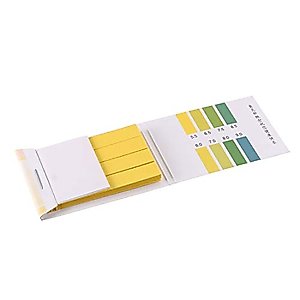 uxcell PH Test Strips 5.5-9.0 Indicator Paper Lab Litmus Tester 80in1 Kit for Water Food Pool Aquarium Testing Alkaline Acid