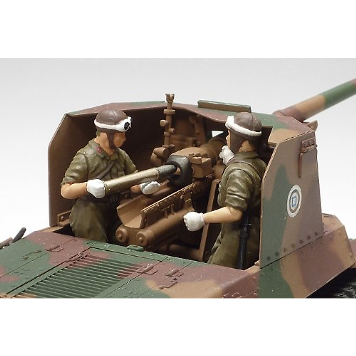 Tamiya -TAM35331 Panzer Japanese Model Hobby Aircraft Construction Kits, 35331, Full Tank with 6 Dolls, Small