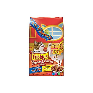 Friskies Dry Cat Food, Tender & Crunchy Combo, 3.15-Pound Bag, Pack Of 3