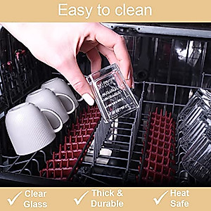 [JOEFREX] Espresso Shot Glasses - 2 Pack - espresso shot glass measure - 2oz - Espresso shot glasses set of 2 - Espresso shot glasses barista - espresso glasses set of 2 (2 Pack)