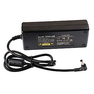 36V 4A Power Supply,COOLM 36V Power Supply 4A 144W AC DC Adapter 100-240V AC to DC 36V 4A Transformer Replacement with 5.5mmx 2.5mm Plug for LED Lights Inkjet Printer Laser Engraver