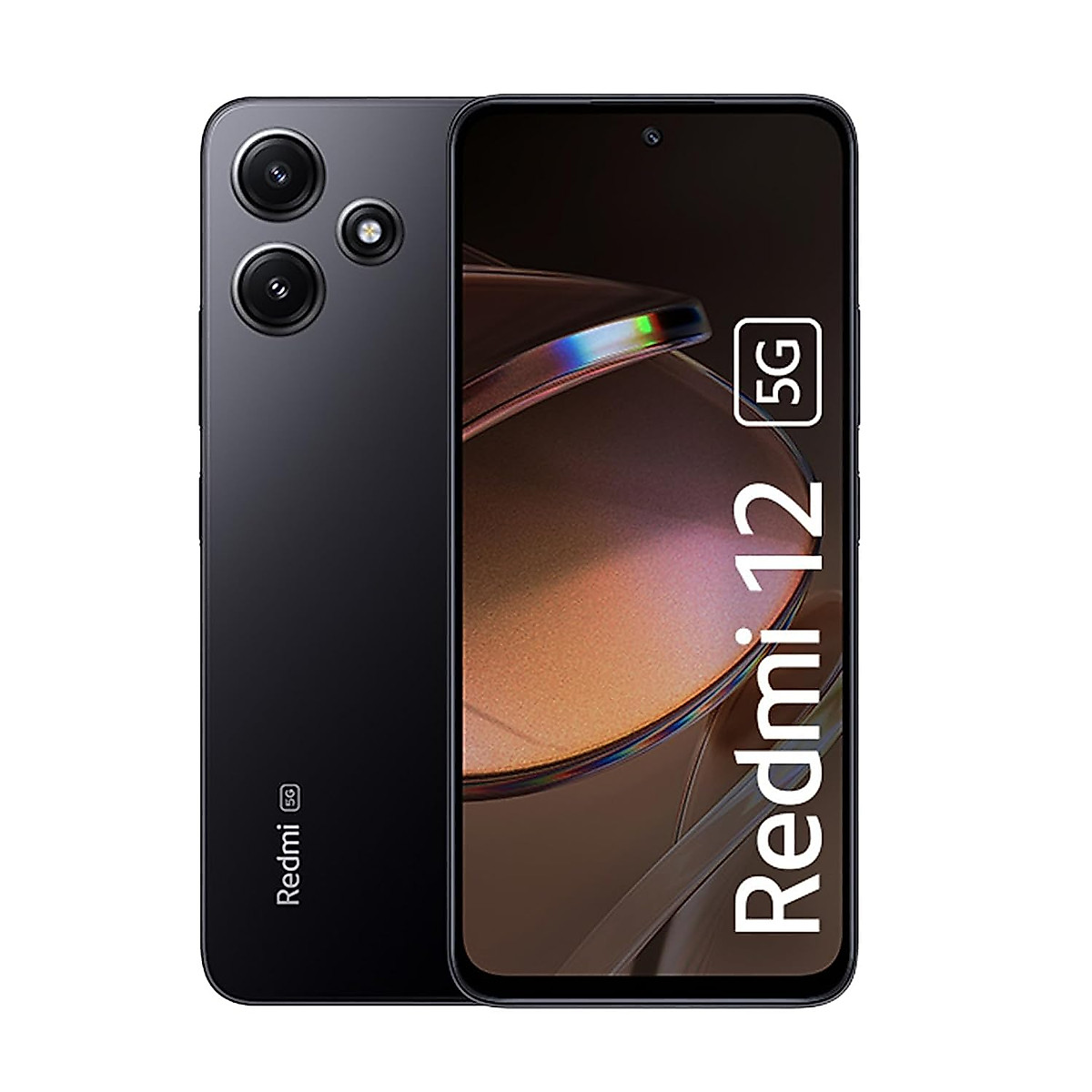 Xiaomi Redmi 12 5G | Unlocked Dual-SIM Android Smart Phone | 90Hz 6.79" FHD+ Display | 50MP Al Dual Camera | 5000 mAh Battery | Snapdragon 4 Gen 2 with 5G | Midnight Black