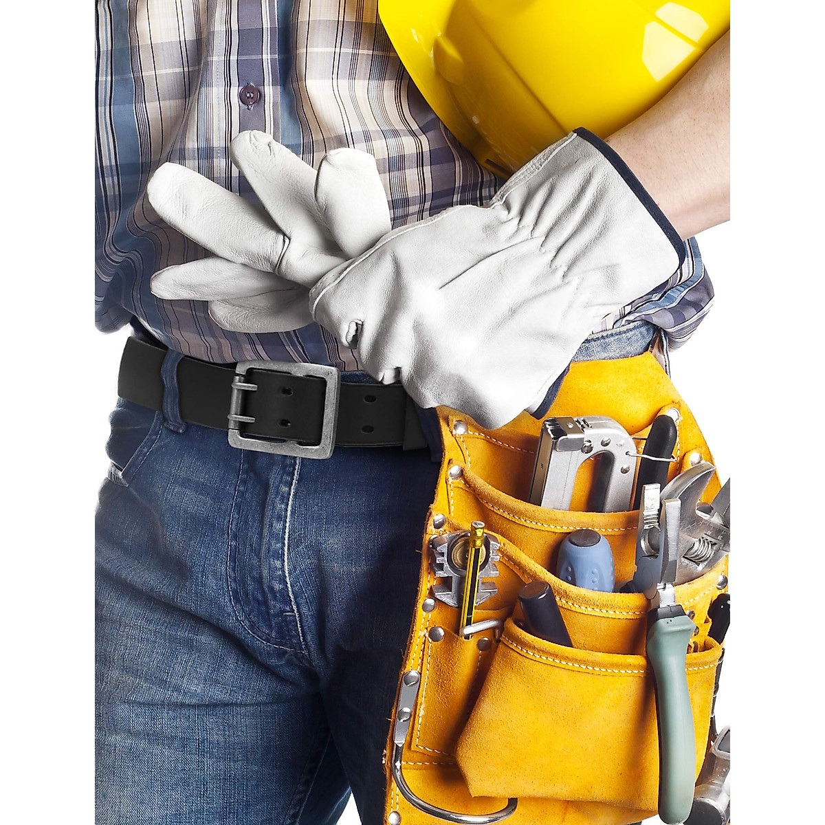 Timberland PRO Men's 42mm Double Prong Leather Belt