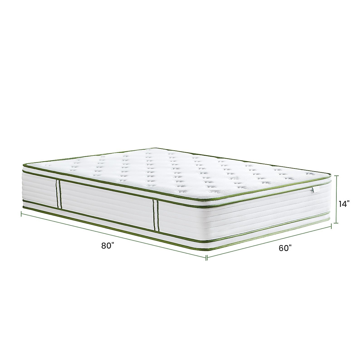 Dourxi Queen Mattress, 14 Inch Hybrid Mattress in a Box, Queen Size Mattress with Gel Memory Foam and Individual Pocket Springs, Cooling Sleep & Pressure Relief, Plush Feel, 80"*60"*14"