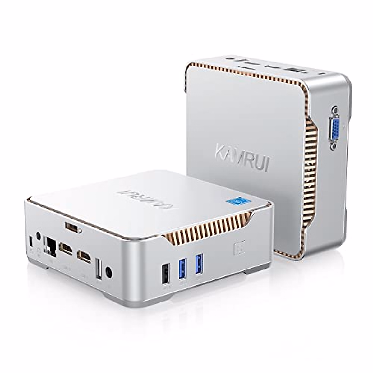 KAMRUI GK3 Plus Mini PC,12th Intel Alder Lake- N95 (up to 3.4GHz) 16GB RAM 512GB M.2 SSD Micro PC, Gigabit Ethernet, 4K UHD, Dual Wi-Fi, BT 4.2 Home/Business Mini Desktop Computer