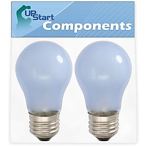 2-Pack 241555401 Refrigerator Light Bulb Replacement for Kenmore/Sears 25369234702 Refrigerator - Compatible with Frigidaire 241555401 Light Bulb