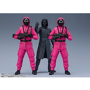 TAMASHII NATIONS - Squid Game - Masked Soldier, Bandai Spirits S.H.Figuarts Action Figure