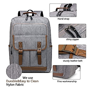 DYJ Vintage Laptop Backpack for Women Men,Business Bag Fashion Casual Daypacks Backpack