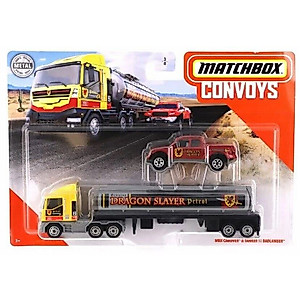 Matchbox Convoys MBX Cabover & Tanker, Badlander Semi Truck
