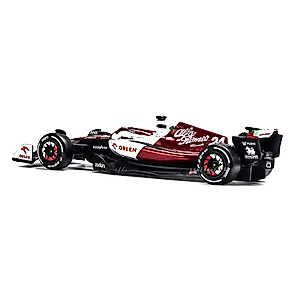 JODIYAAH Bburago 1:43 2022 Alfa Romeo F1 Racing Team C42#77 Valtteri Bottas Alloy Car Diecast Car Model Toy Collection (F1 C42#77)