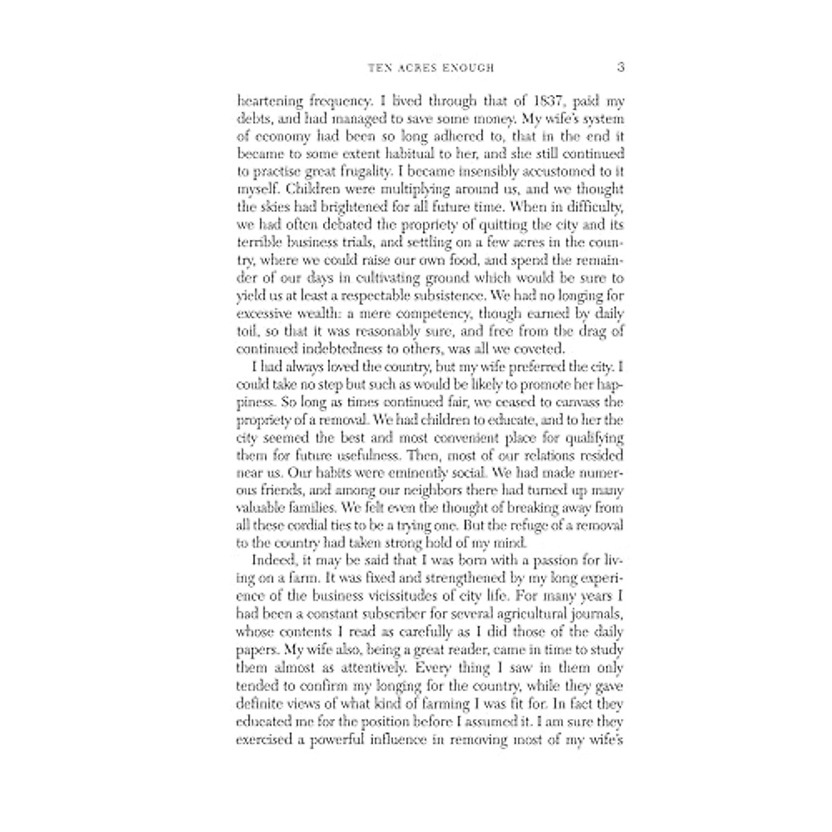 Ten Acres Enough: The Classic 1864 Guide to Independent Farming