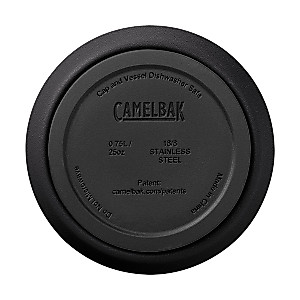 CamelBak Horizon 25oz Water Bottle - Insulated Stainless Steel - Wine Compatible - Leak Proof - Black