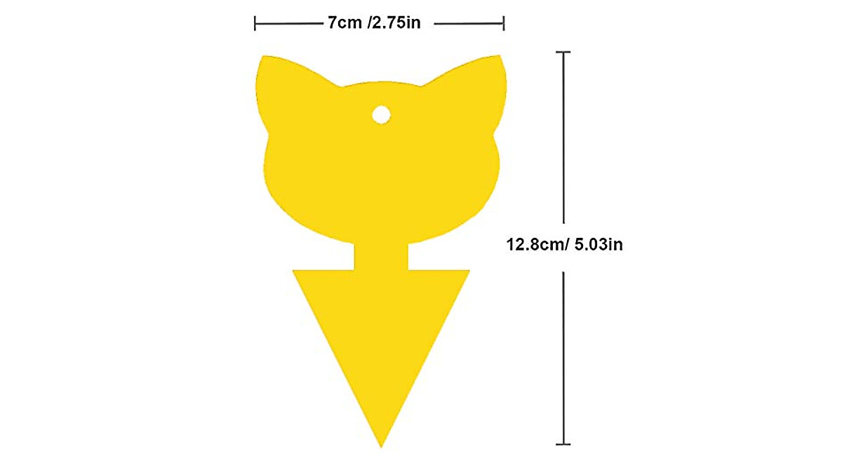 COSYWORLD Yellow Sticky Bug Traps for Indoor & Outdoor Plants