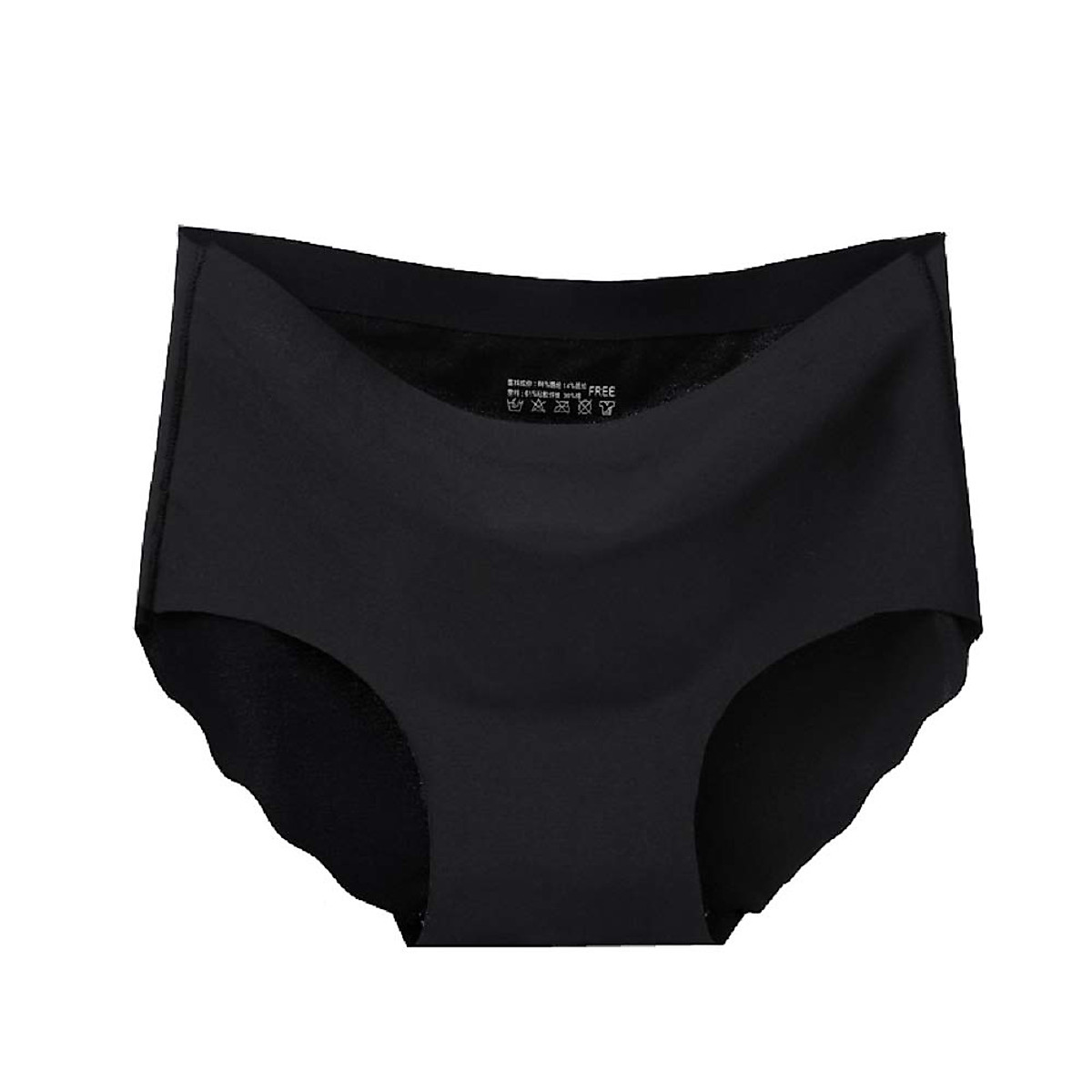 Nightaste Women's Seamless Briefs Pack of 5 Ice Silk Panties Mid-Rise No Show Underwear (Small, Multi1)