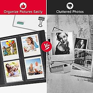 Polaroid Go Photo Album, Polaroid Albums 192 Pictures for Polaroid Go Instant Mini Camera, Photo Album for Polaroid Go Film and Polaroid Go Instant Mini Camera（Black）