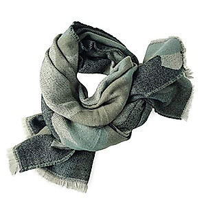 GERINLY Camo Winter Scarf for Women Fashion Camouflage Cashmere Scarf Large Blanket Wraps Military Pashmina Shawl (Camo)