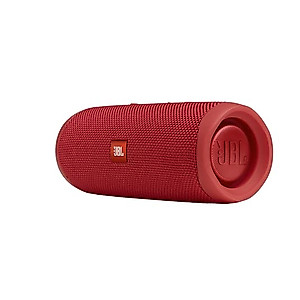 JBL FLIP 5 Portable Speaker IPX7 Waterproof Bundle with gSport Deluxe Hardshell Case (Red)