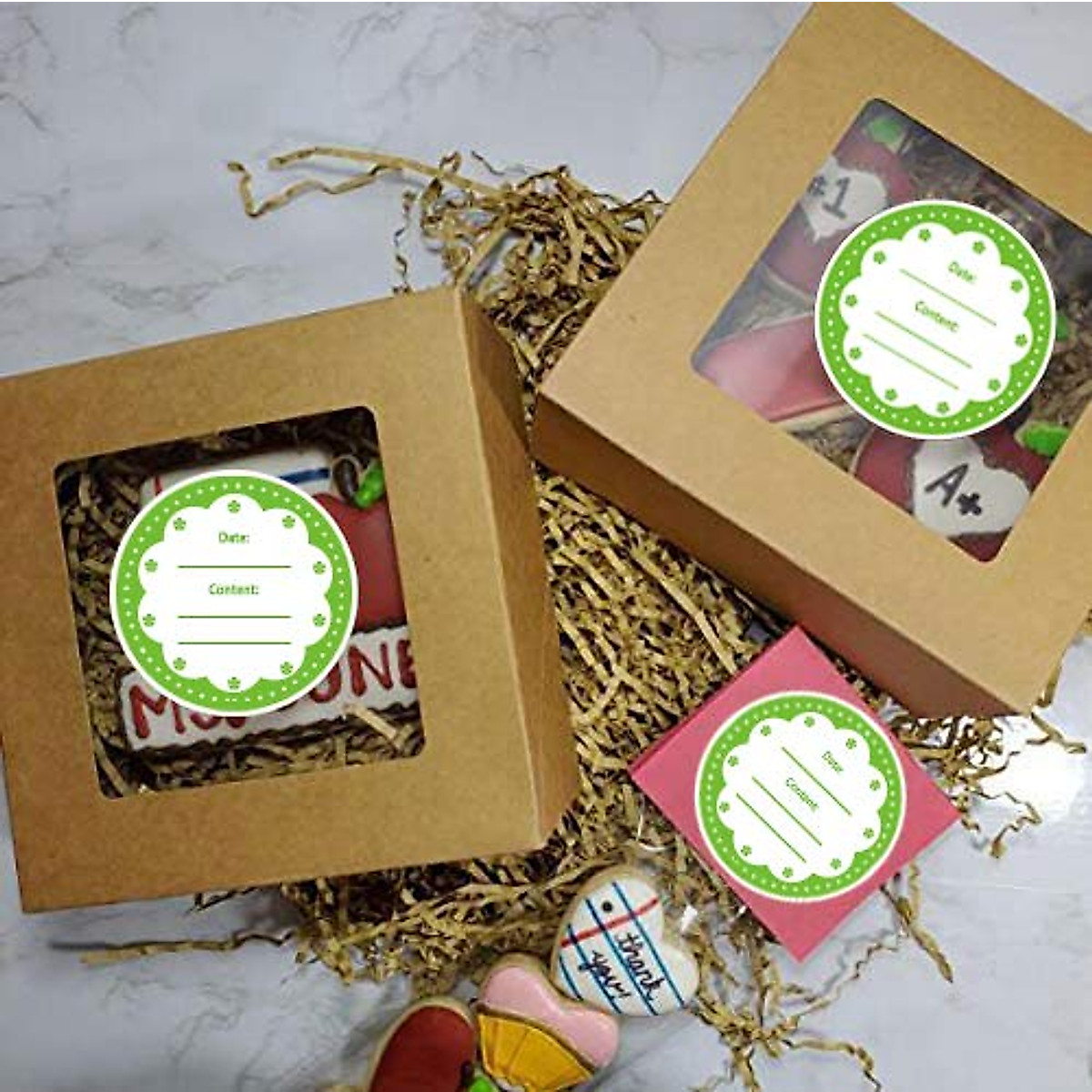 Canning Labels for Jars to Write On,Christmas Homemade with Love Stickers Food Storage Tags Container Christmas Decoration for Mason Jar,Bakery,Crafts,Organizing,2 Inch Stickers 500 Pcs Per Roll